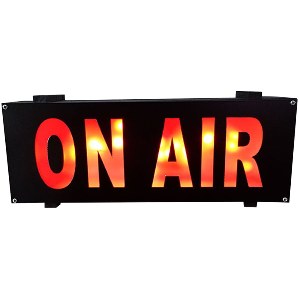 On Air Sign LED Light Studio Recording Sign Broadcast Warning Sign for ...