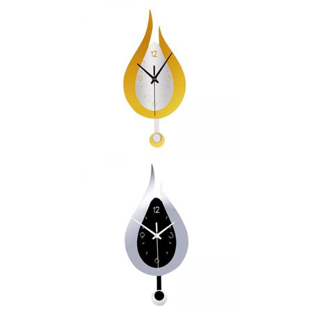 s Modern Pendulum Kitchen Wall Clocks Battery Operated Decorative ...