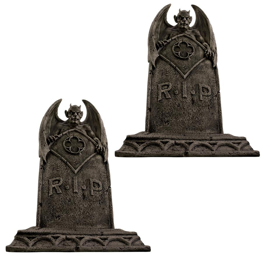 Design Toscano Vampire Demon Tombstones: Set Of 2 - Walmart.com