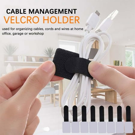 Teissuly Self-adhesive Cable Management With Adhesive Buckle Cable Tie ...