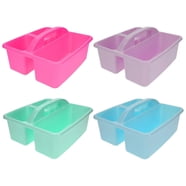 A1 Unlimited Divided 3-Compartment Plastic Caddies with Handle 10x8 ...