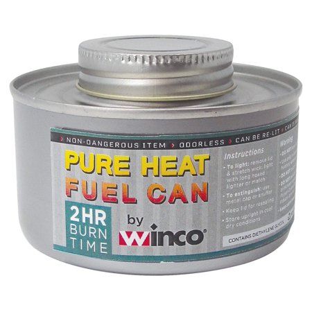 Winco C-F6, 6-Hour Wick-Type Chafing Fuel Can with Twist Cap for ...