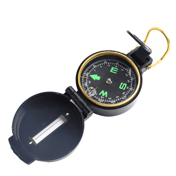 PAPADA Survival Pocket Watch Compass for Backpacking Hiking with Chain ...