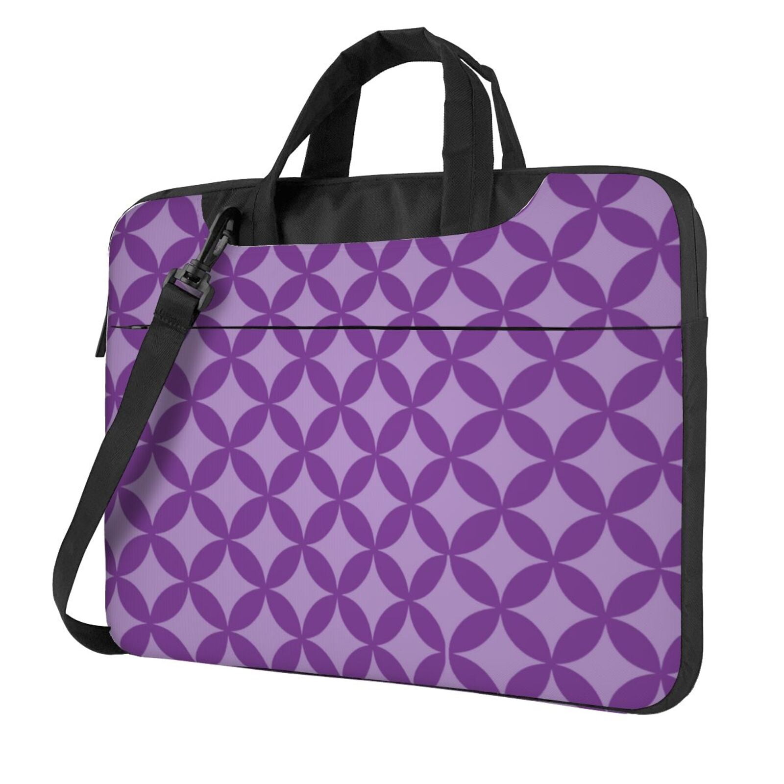 Purple Rhombus Laptop Bag, 13 inch Laptop or Tablet, Business Casual ...