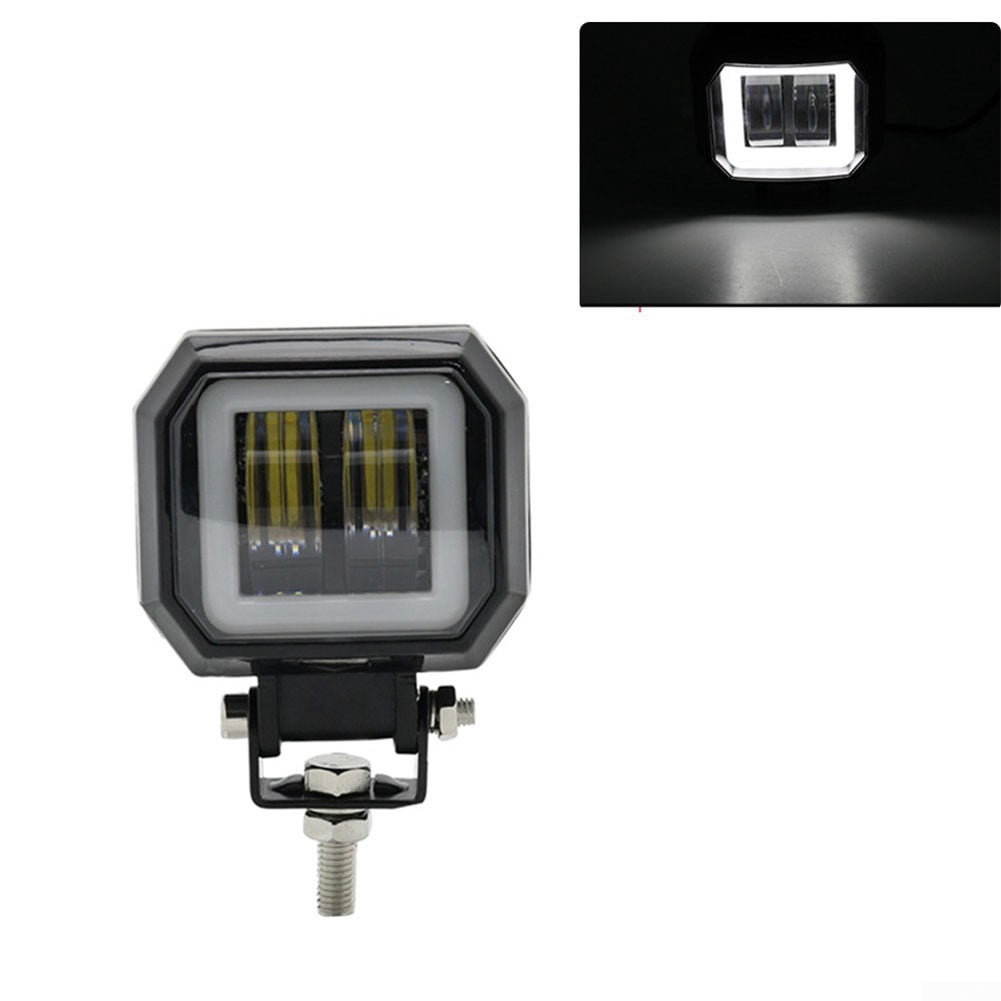 8V-32V Waterproof Square Angel Eyes LED light Portable Spotlights ...