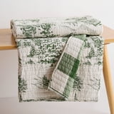 Levtex Home - Winter Sleigh Ride Throw - Quilted Throw (50x60in ...