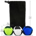 3pcs Knitted Hacky Bag Set, Hand-Made Knitted Dragonfly Footbag Sack ...