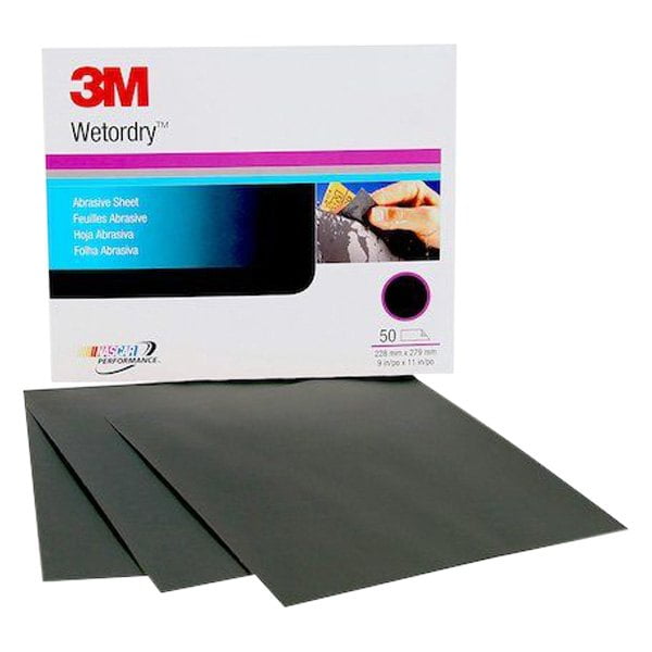 3M 2034 - Wetordry 401Q 11" x 9" 1000 Grit Non-PSA Paper Abrasive ...