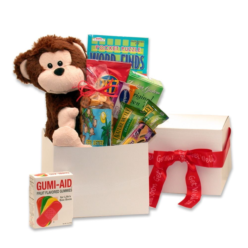 GBDS Hang In There Get Well Care Package - Sick care Package Get well ...