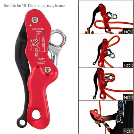 Greensen Rope Clamp Grab,Climbing Descender,Climbing Carabiner Self ...