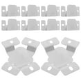 OUNONA 12pcs Sectional Sofa Connectors Metal Interlocking Furniture ...