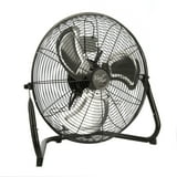 Vie Air 18" High Velocity Floor 3-Speed Fan, Black - Walmart.com