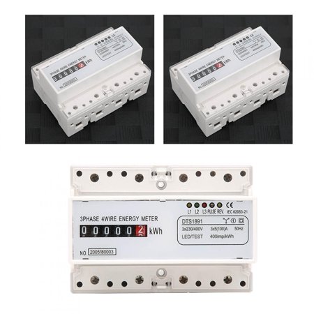 Electronic KWh Meter, DIN-Rail Electric Meter, Energy Consumption Din ...