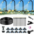 Garden Irrigation System,360° Curved Automatic Irrigation, Drip Grid ...
