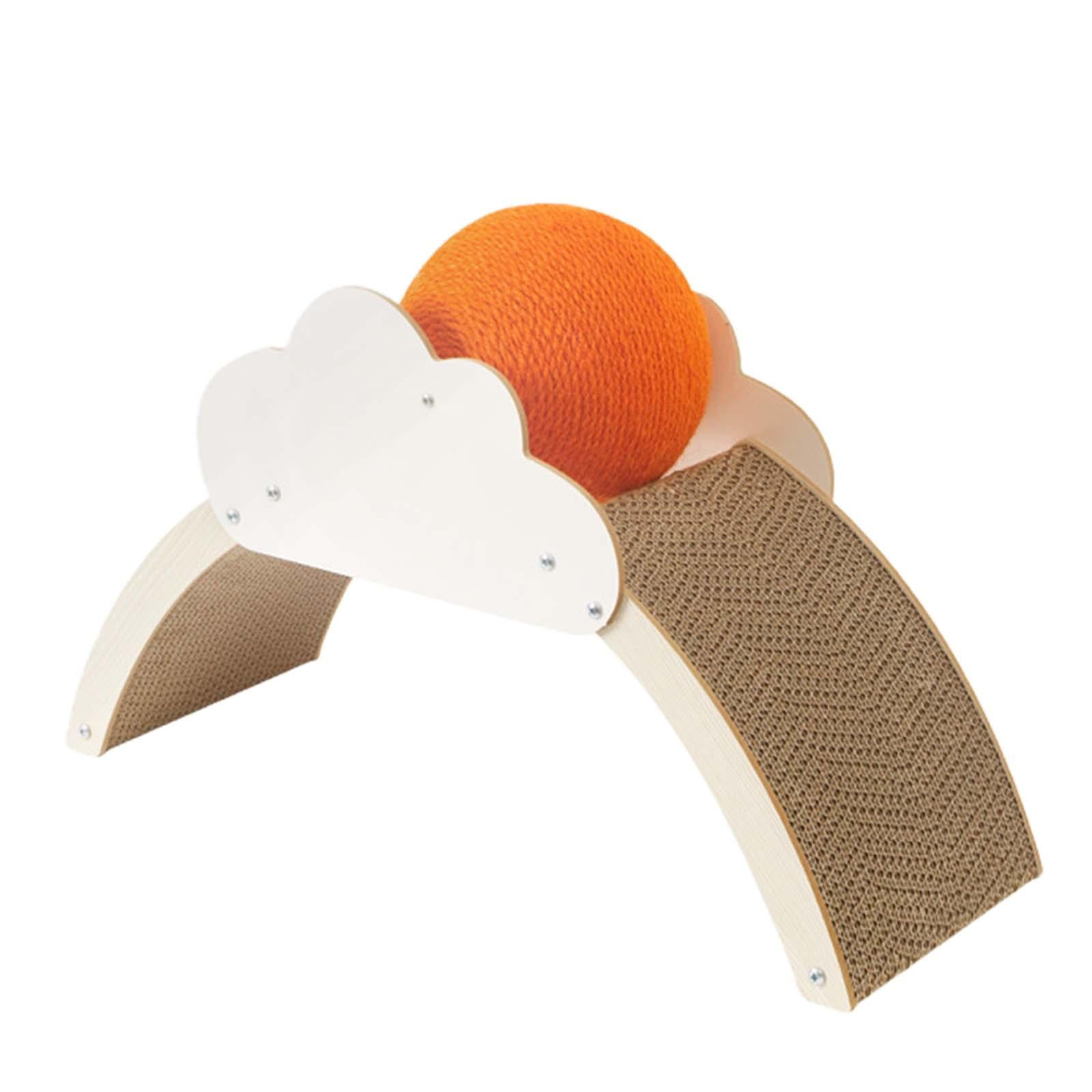 Cat Scratching Board Cat Scratcher Cardboard Cat Scratch Ball Nonslip ...