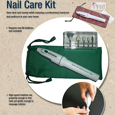 Nail Care Kit - Five Precision Crafted Nail Heads Sculpt Shape And ...