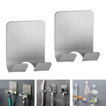 TIKA 4-Pack Stainless Steel Razor Holder for Shower – Self-Adhesive ...