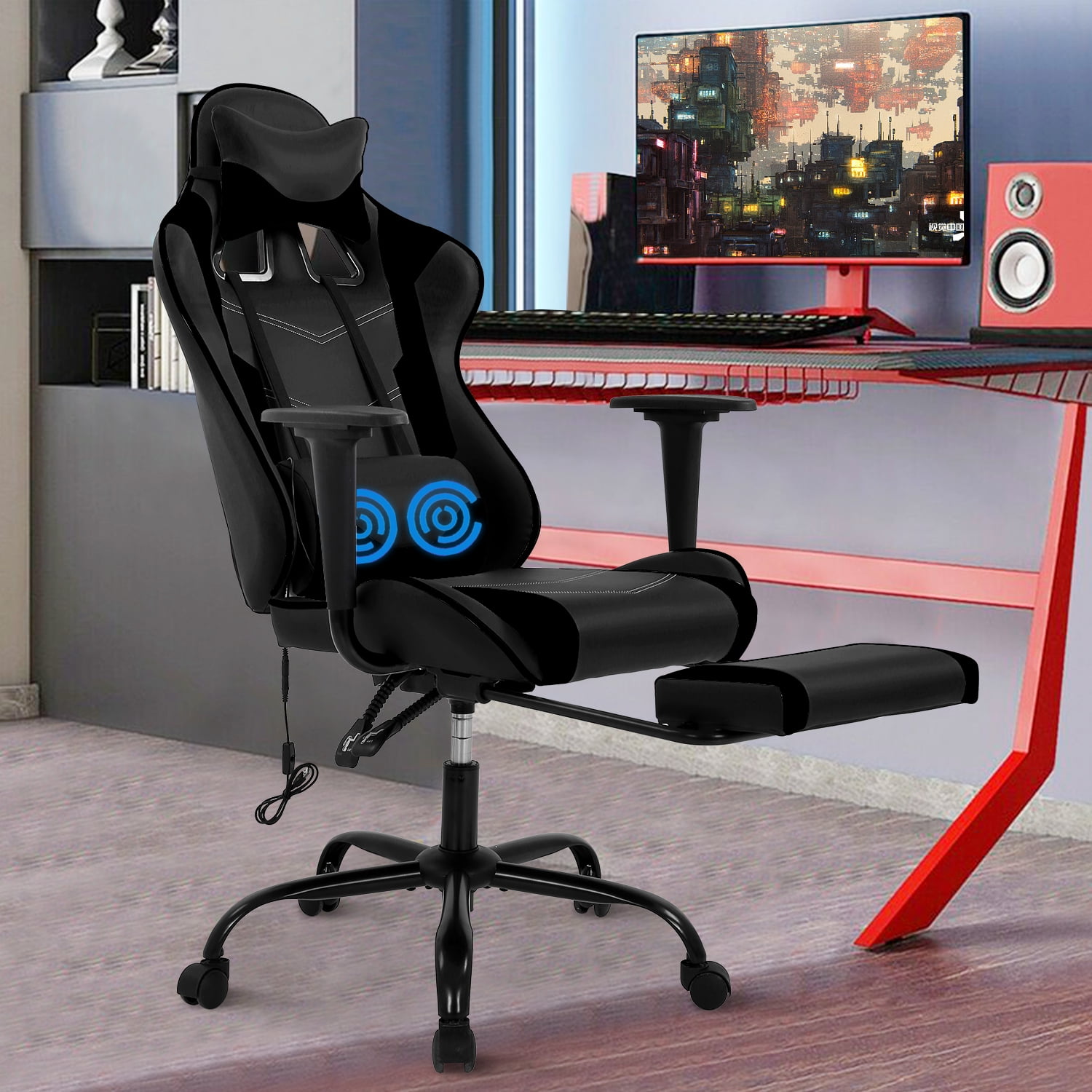 YRLLENSDAN Gaming Chair Racing Office Chair Ergonomic Desk Chair ...