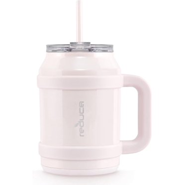 Reduce Vacuum Insulated Stainless Steel Cold1 Mug with Lid and Straw ...