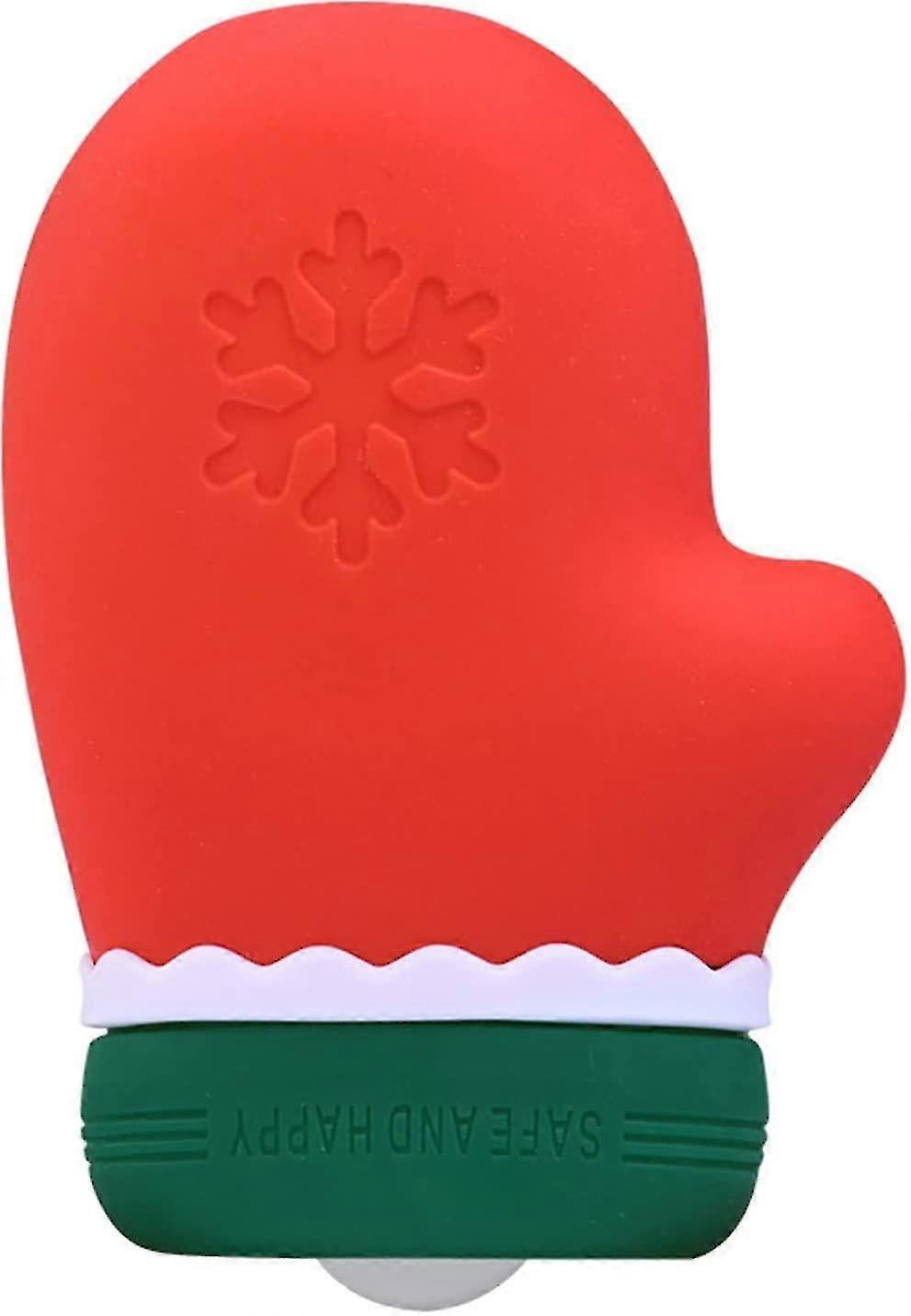 Christmas Theme Hot Water Bottle, 300ml Silicone Hot Water Bottle ...