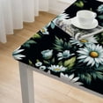 BANET Tablecloth Watercolor Floral Colored White Yellow Summer ...