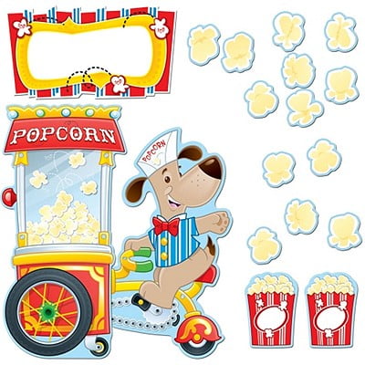 Poppin’ Popcorn Bulletin Board Set - Walmart.com