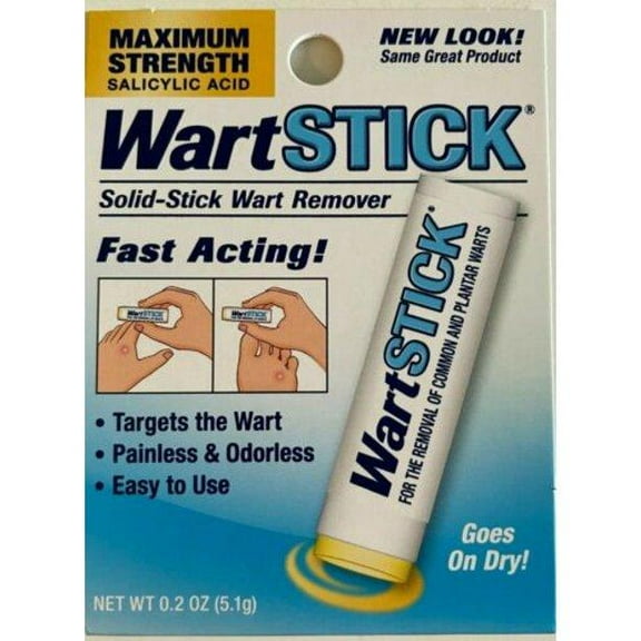 WartStick Maximum Strength Salicylic Acid Solid-Stick Common and ...