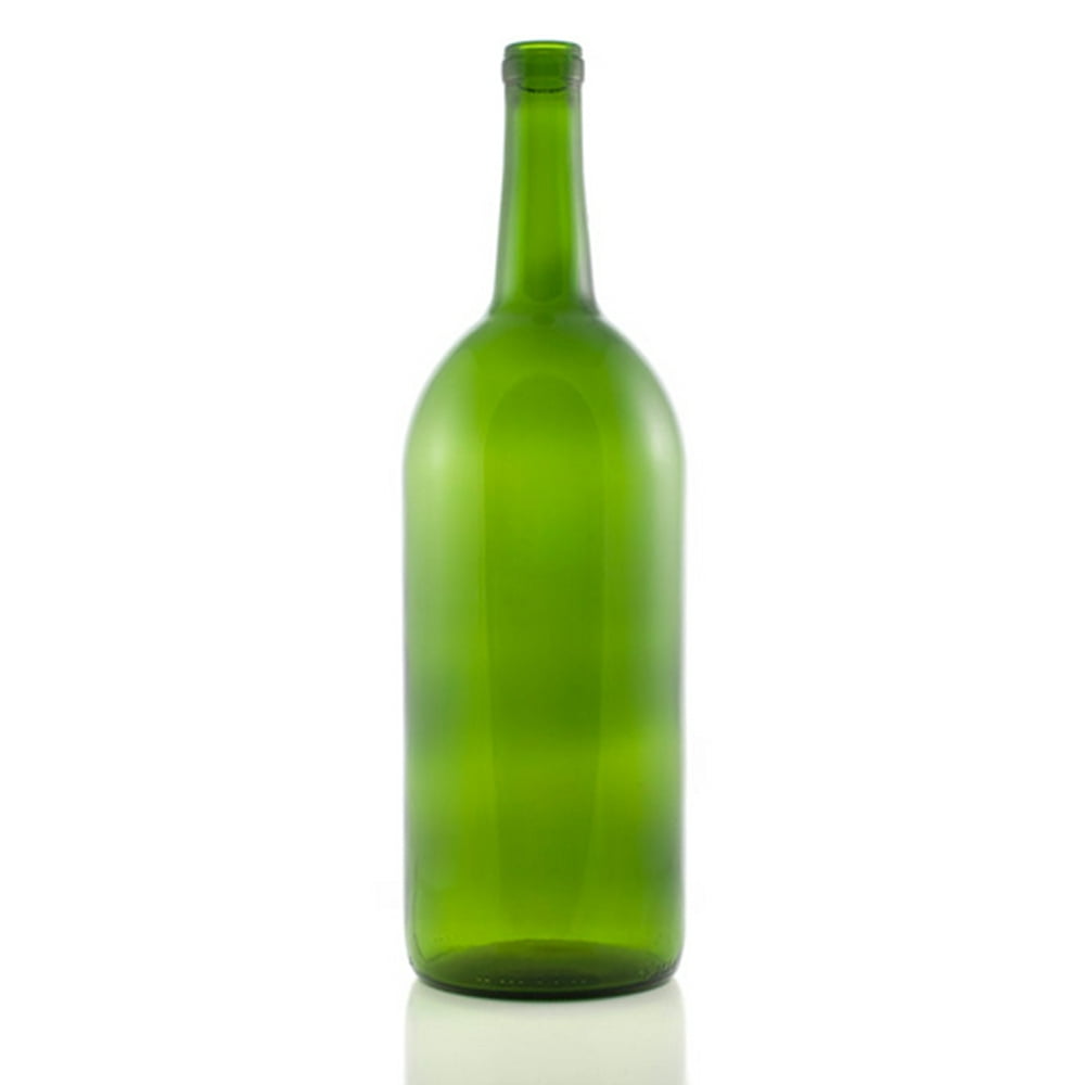 1.5 Liter Magnum Claret Wine Bottles Green (6/Case) - Walmart.com ...