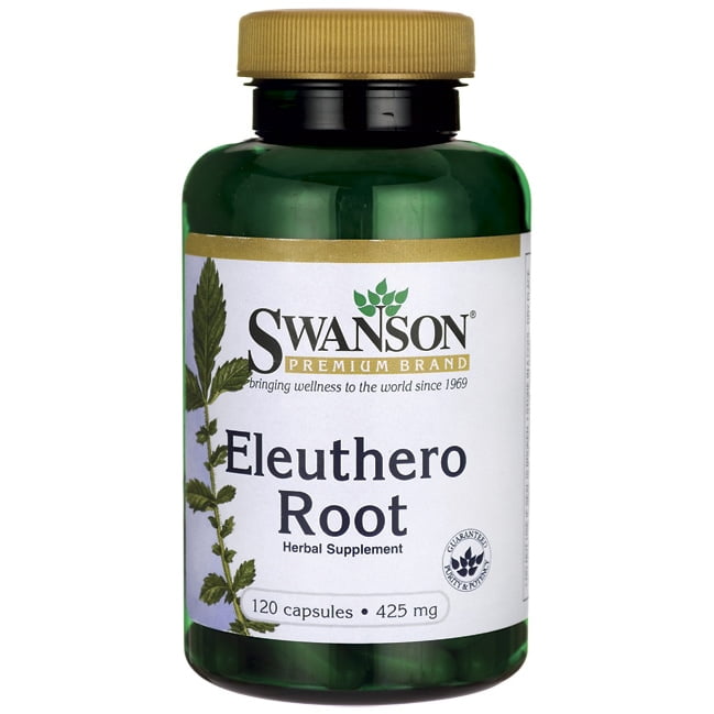 Swanson Eleuthero Root 425 mg 120 Capsules - Walmart.com - Walmart.com