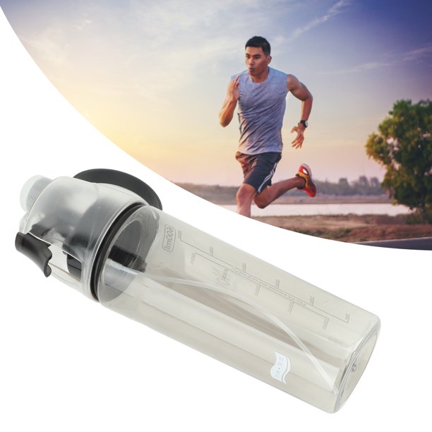 Sport Water Bottle, PC Cup Body Misting Water Bottle Leakproof 600ml ...