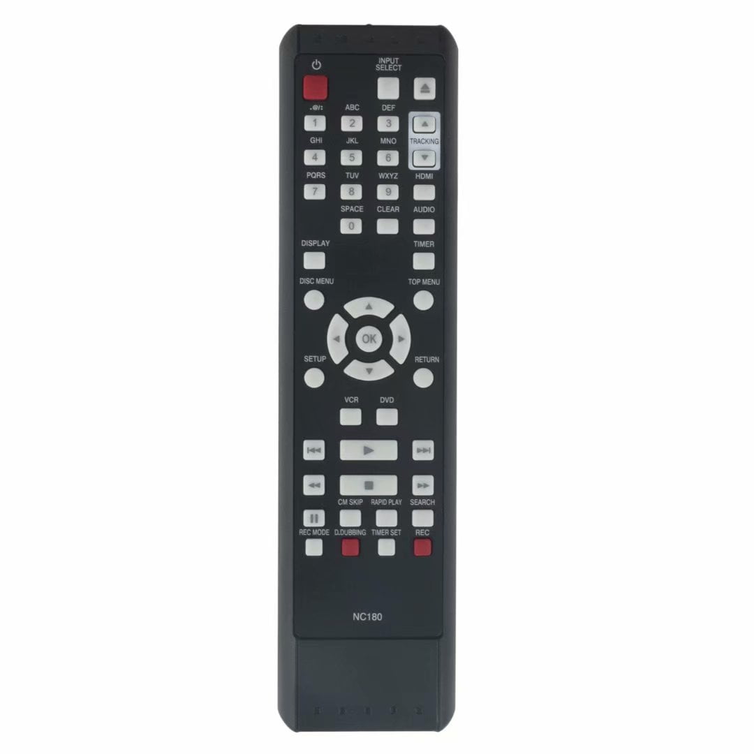 New NC180 Remote Control for Funai DVD VCR Zv427fx4 Zv427fx4a - Walmart.com