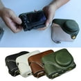 Camera Bag Leather Case For Lumix ZS99 / TZ99 Camera Foreskin Cover ...