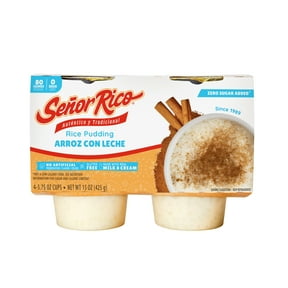 Senor Rico Rice Pudding, 1 - 7 oz Serving Size Plastic Cup ...