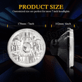 2pcs/Pair 7inch Led Round Headlight High-Low Beam for Peterbilt 379 359 ...