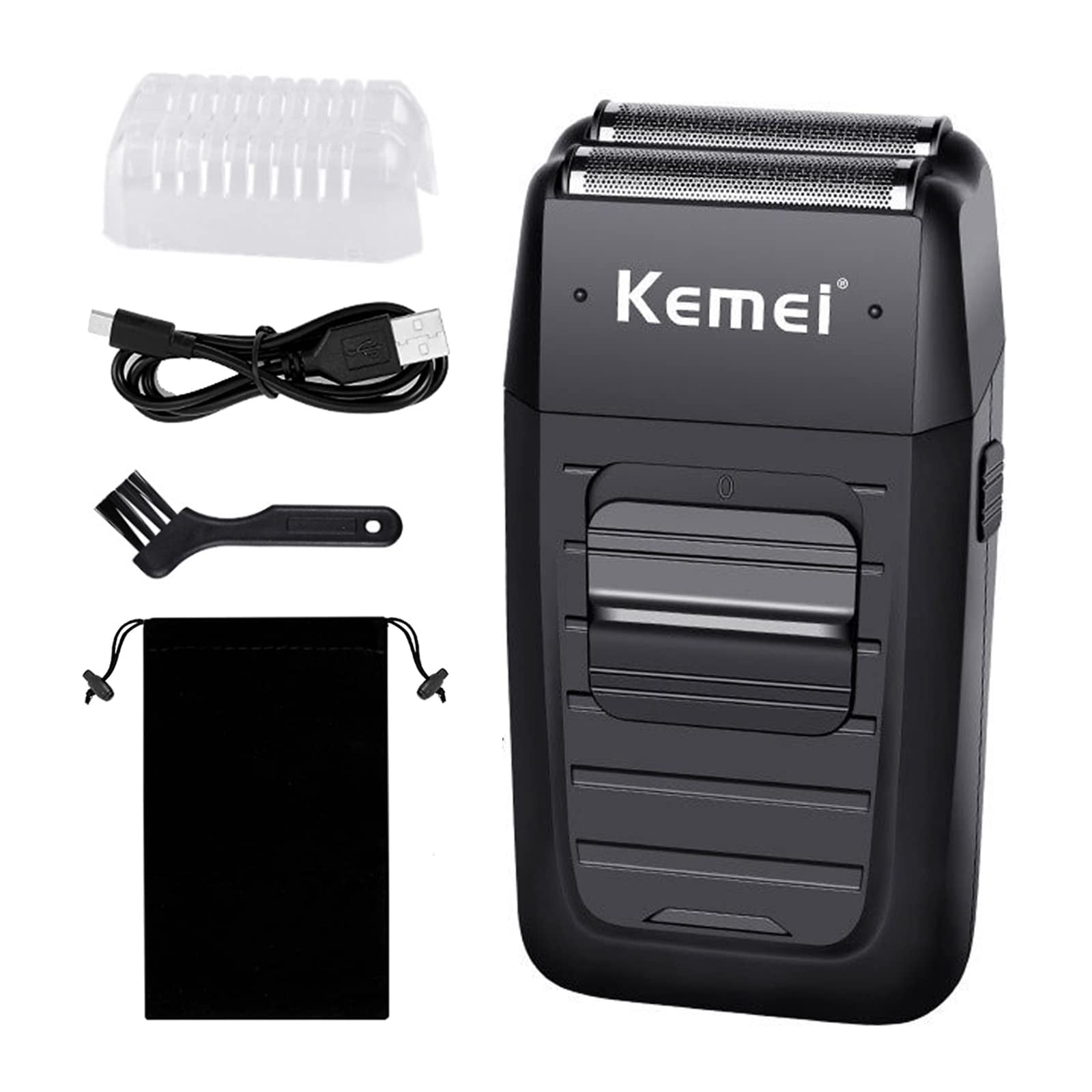 kemei Men's Reciprocating Cordless Razor Razor Electric Rechargeable ...
