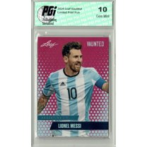 Lionel Messi 2024 Leaf Vaunted Metal #VM-11 Green 5 Made Rare Trading ...