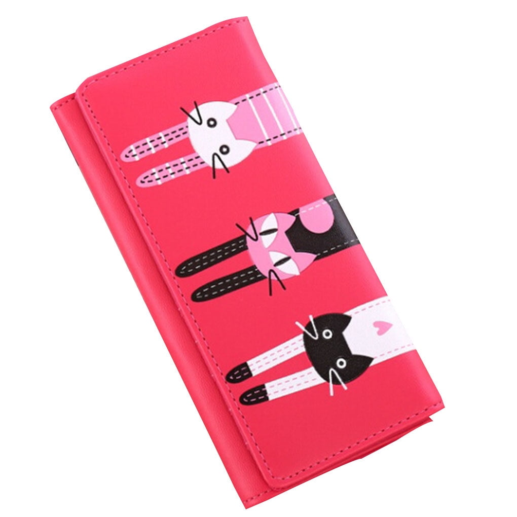 Click here for Decodeary Long Wallet Pu Leather Purses Cartoon Pa... prices