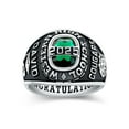 Mementos PJM Custom Men's Class Rings 10kt White Gold for High School ...