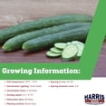 Harris Seeds Burpless 26 F1 Cucumber, Japanese Slicing Cucumber, 500 ...