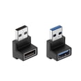 8 Pack USB 3.0 Adapter Vertical Up and Down Angle, Horizontal Left and ...