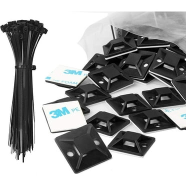 ECore Cables, Cable Tie Mount Pad EC94-100-100 - Walmart.com