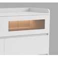 6 Drawer Dresser, Modern Chest of Drawers with LED Light for Closet ...