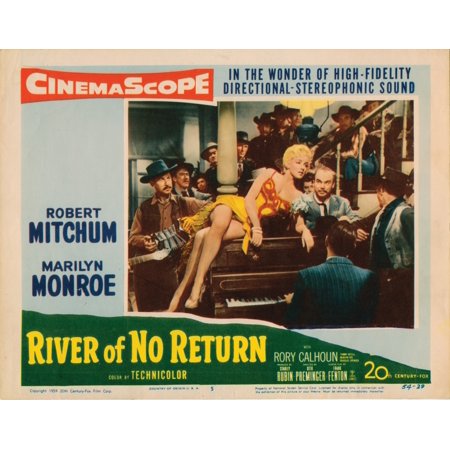 River Of No Return Lobbycard Marilyn Monroe (Yellow Gown) 1954 Tm And ...