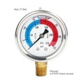 Watflow 2" Dial Pool Filter PSI Gauge Indicator, Glycerine Filled, 304 ...