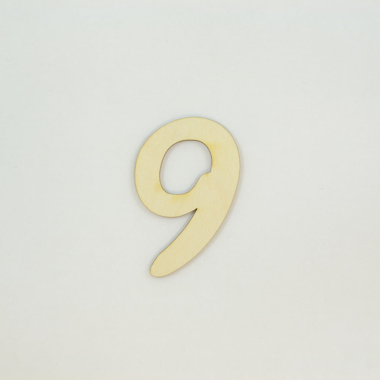 1 Pc, 6 Inch X 1/4 Inch Thick Walt Disney Numbers 9 For Kids Rooms ...