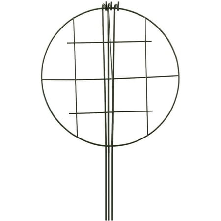 Plant Grid Support - Flower Supporter Cage - 12in Diameter and 17.7in ...