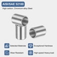 Uxcell 8 Pcs Sleeve Bearings 5 x 6 x 8mm (ID x OD x Length), 52100 ...