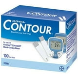 Bayer Contour Blood Glucose, 100 Test Strips - Walmart.com