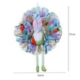 Easter Decorative Wreath Outdoor Patio Hanging Decoration Plastic ...