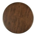 Weston Home Two Tone 48" Round Cherry Finish Top Wood Dining Table ...